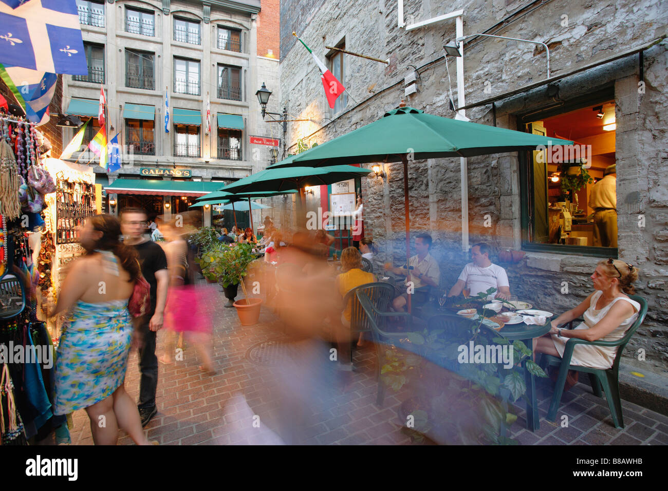 Saint-Amable Street, Old Montreal, Quebec Stock Photo - Alamy