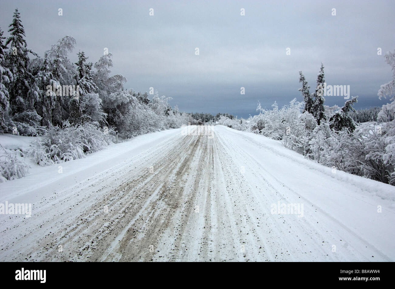 Ingraham Trail highway, Northwest Territories Stock Photo - Alamy