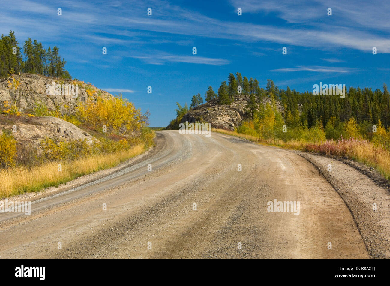 Yellowknife highway canada hi-res stock photography and images - Alamy