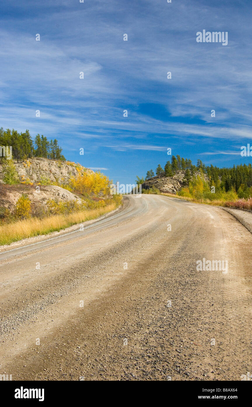 Ingraham Trail Highway, Yellowknife, Northwest Territories Stock Photo ...