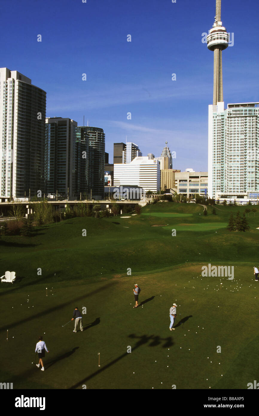 Driving Range Golf Course City Center, Toronto,Ontario Stock Photo - Alamy