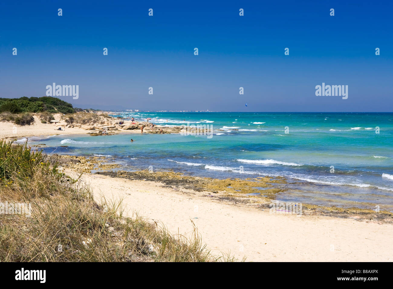 Beach at Marina di Ostuni Puglia Italy Stock Photo - Alamy