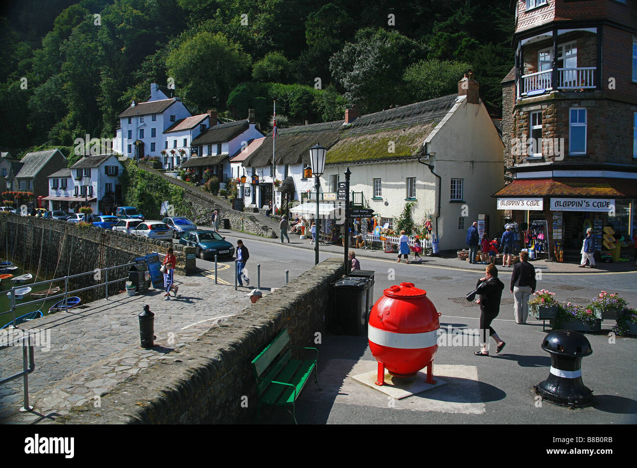 Lynmouth harbour, North Devon, England, UK Stock Photo - Alamy