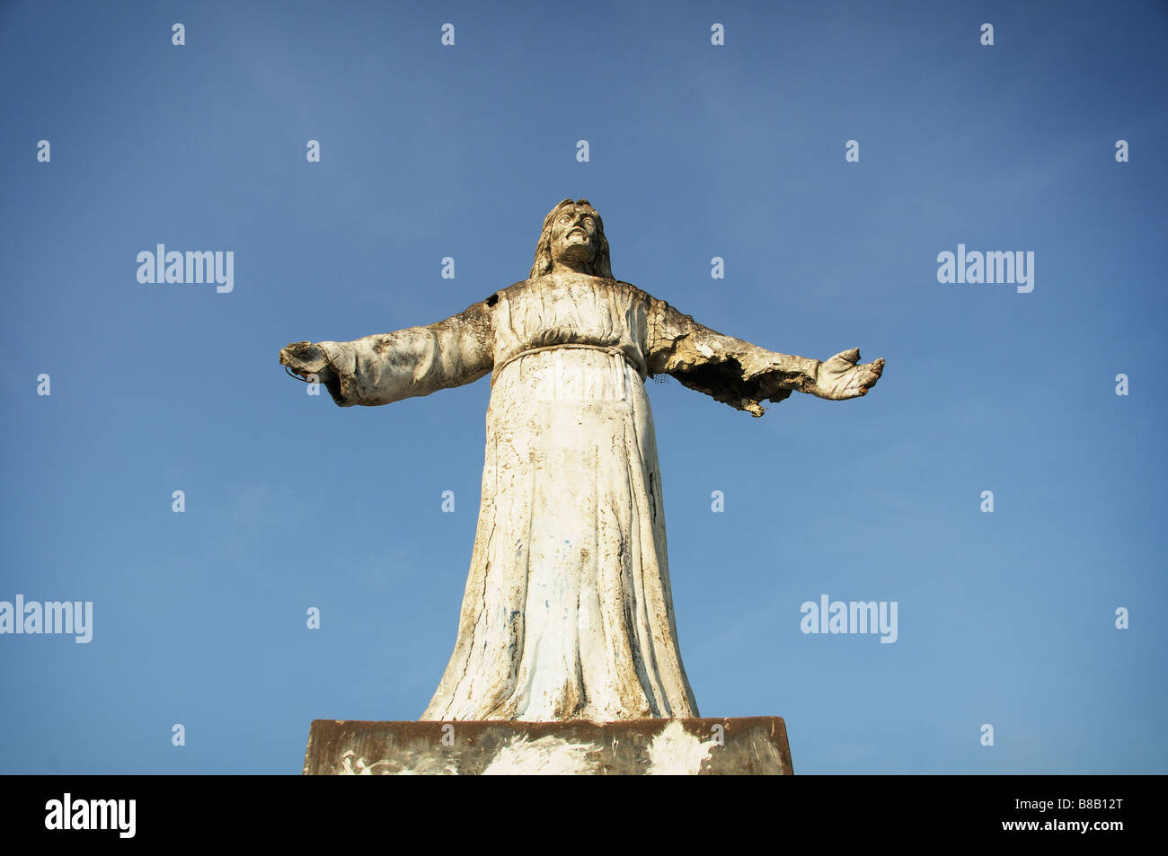 A Jesus statue in Sepahua, Peru Stock Photo - Alamy