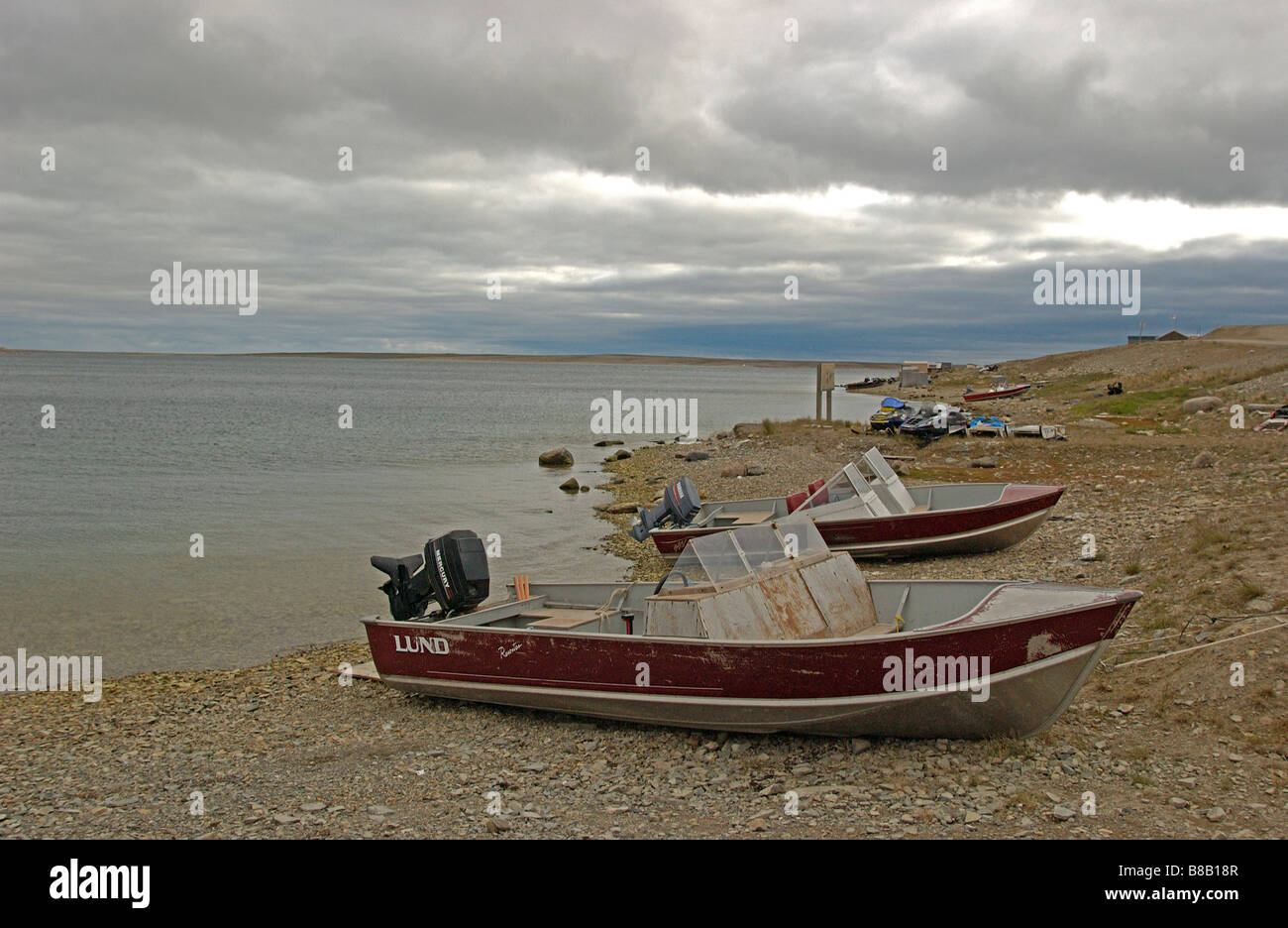 Cambridge bay nunavut boat hi-res stock photography and images - Alamy