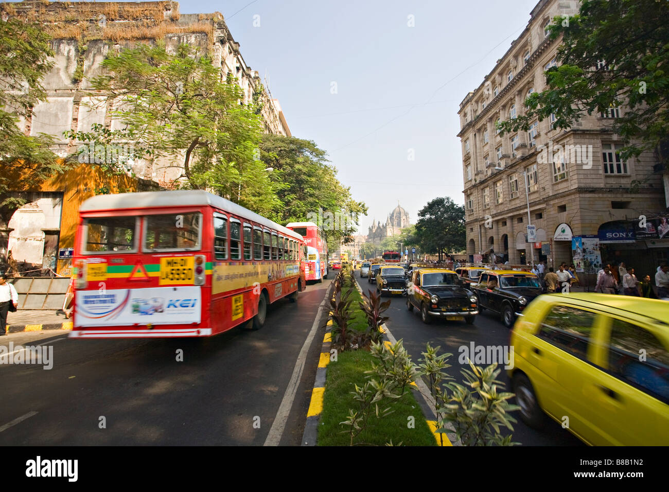 Mumbai street, India, Asia Stock Photo - Alamy