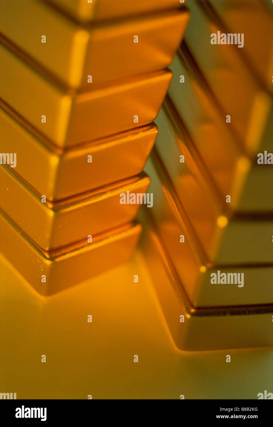 Stacks Of Gold Bars High Resolution Stock Photography and Images - Alamy