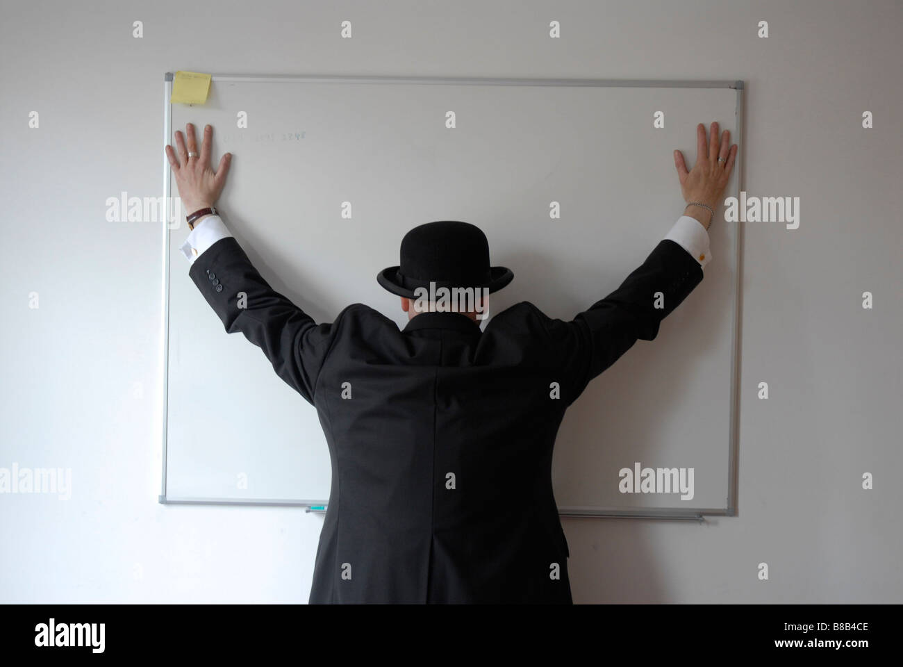 Man bowler hat suit hi-res stock photography and images - Alamy