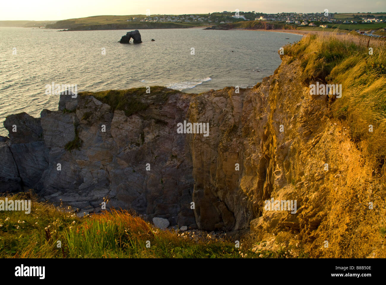 europe uk england devon south hams bigbury bay galmpton Stock Photo - Alamy