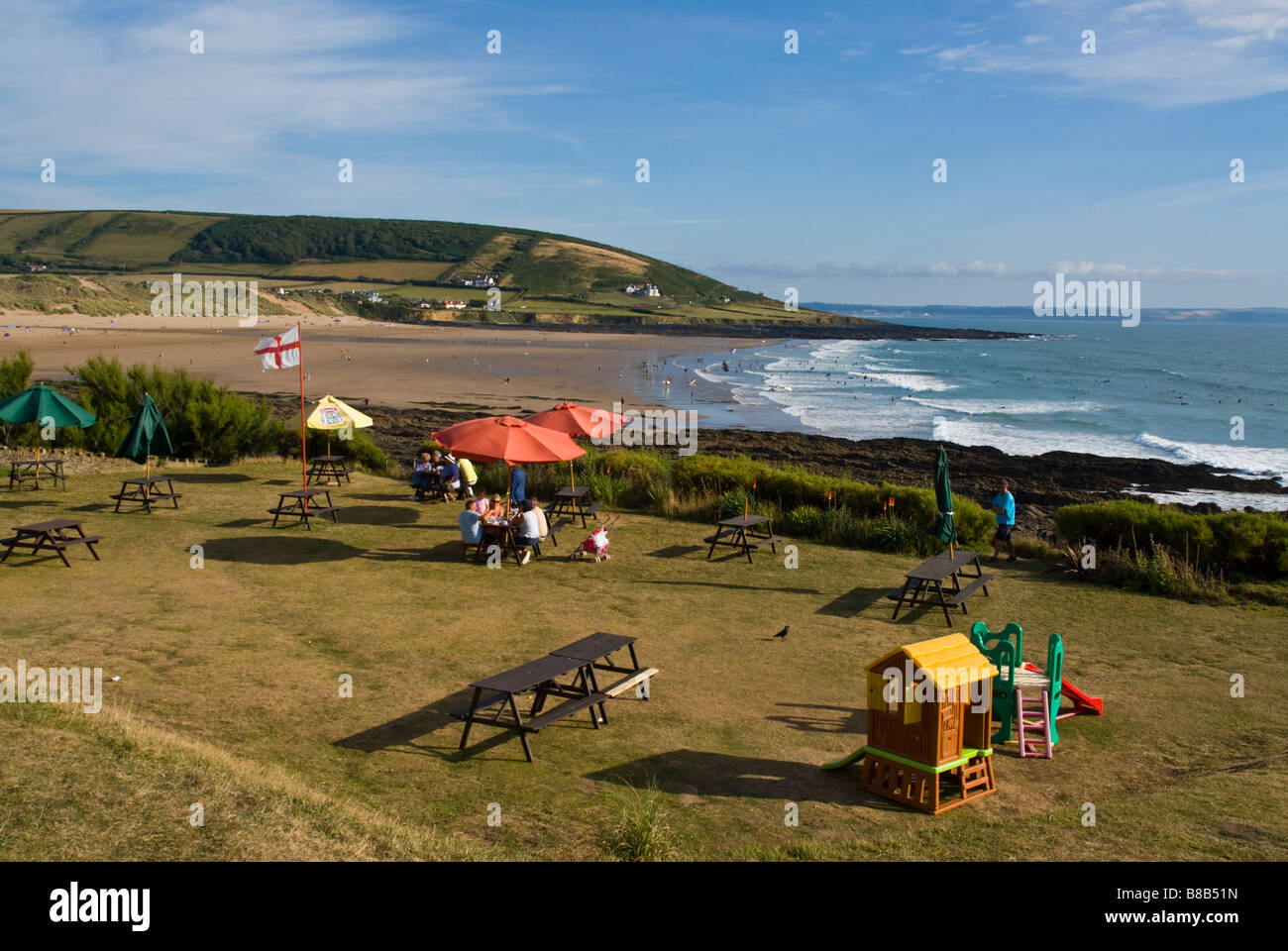 Croyde bay resort hi-res stock photography and images - Alamy