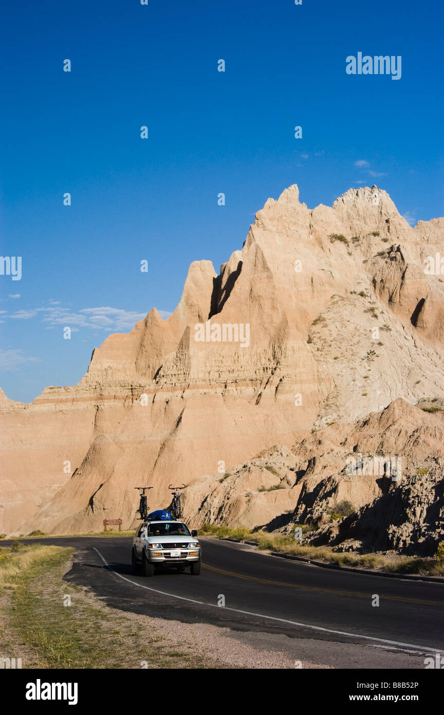 Drive through the badlands hi-res stock photography and images - Alamy