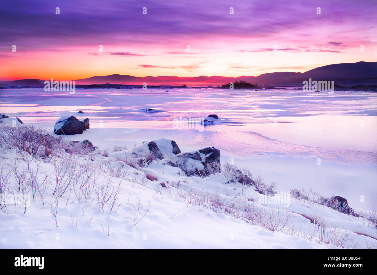 Rannoch moor snow hi-res stock photography and images - Alamy