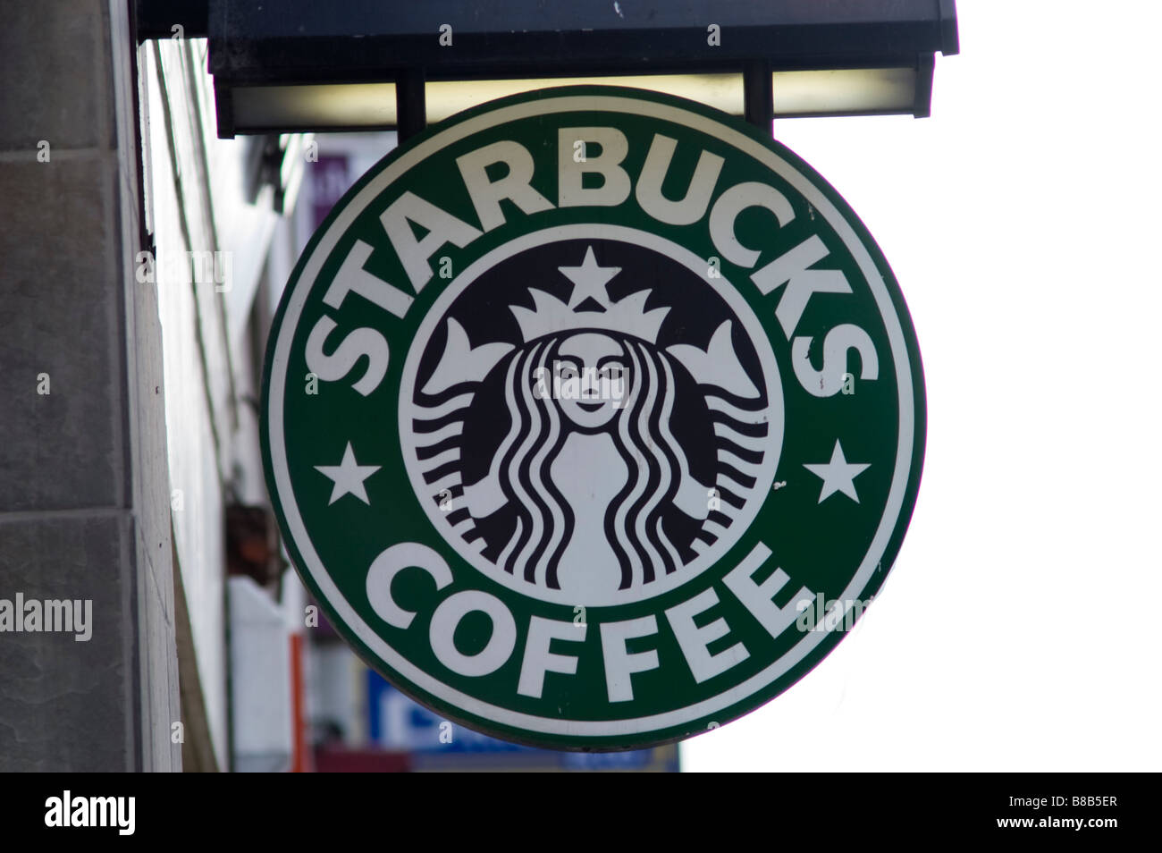 Starbucks Coffee sign Stock Photo - Alamy