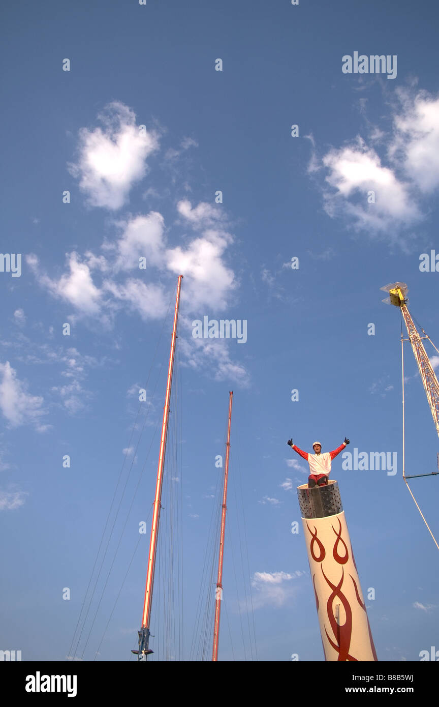 Human cannonball hi-res stock photography and images - Alamy
