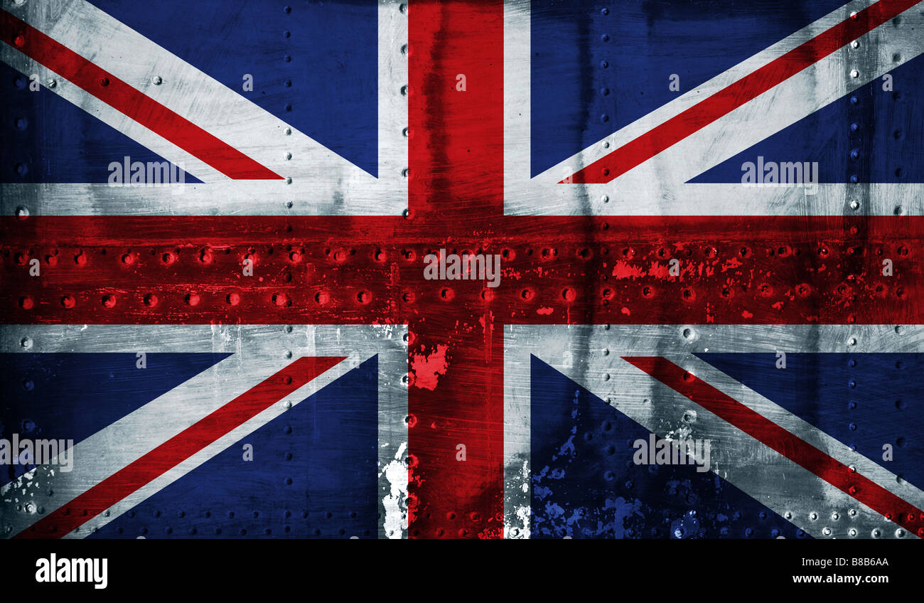 Grunge union jack hi-res stock photography and images - Alamy