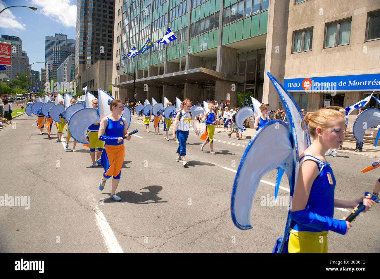 St Jean Baptiste Parade, Montreal, Quebec Stock Photo - Alamy