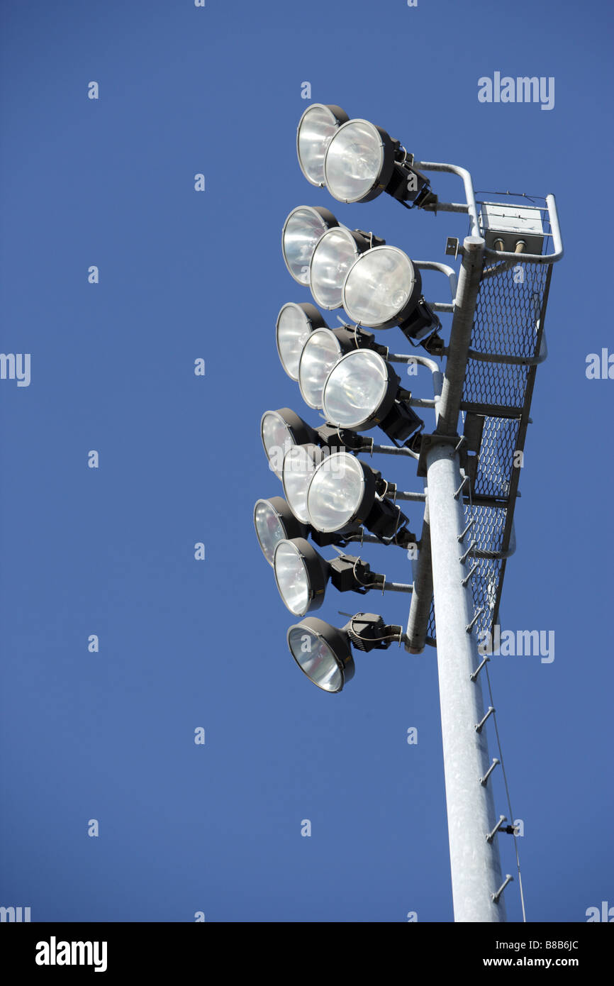 A new astro turf foot ball field Stock Photo - Alamy
