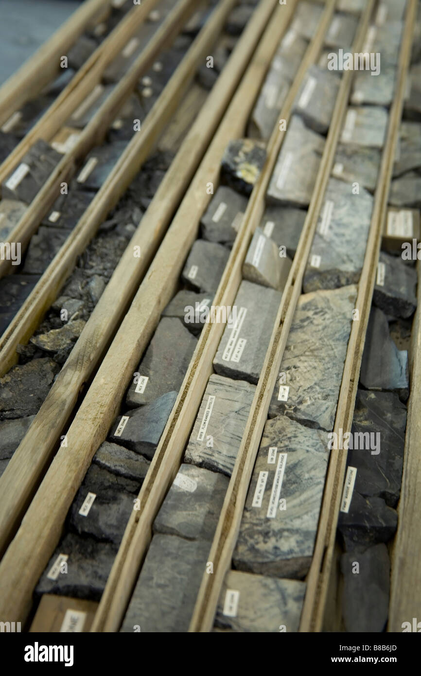 Rock core samples hi-res stock photography and images - Alamy