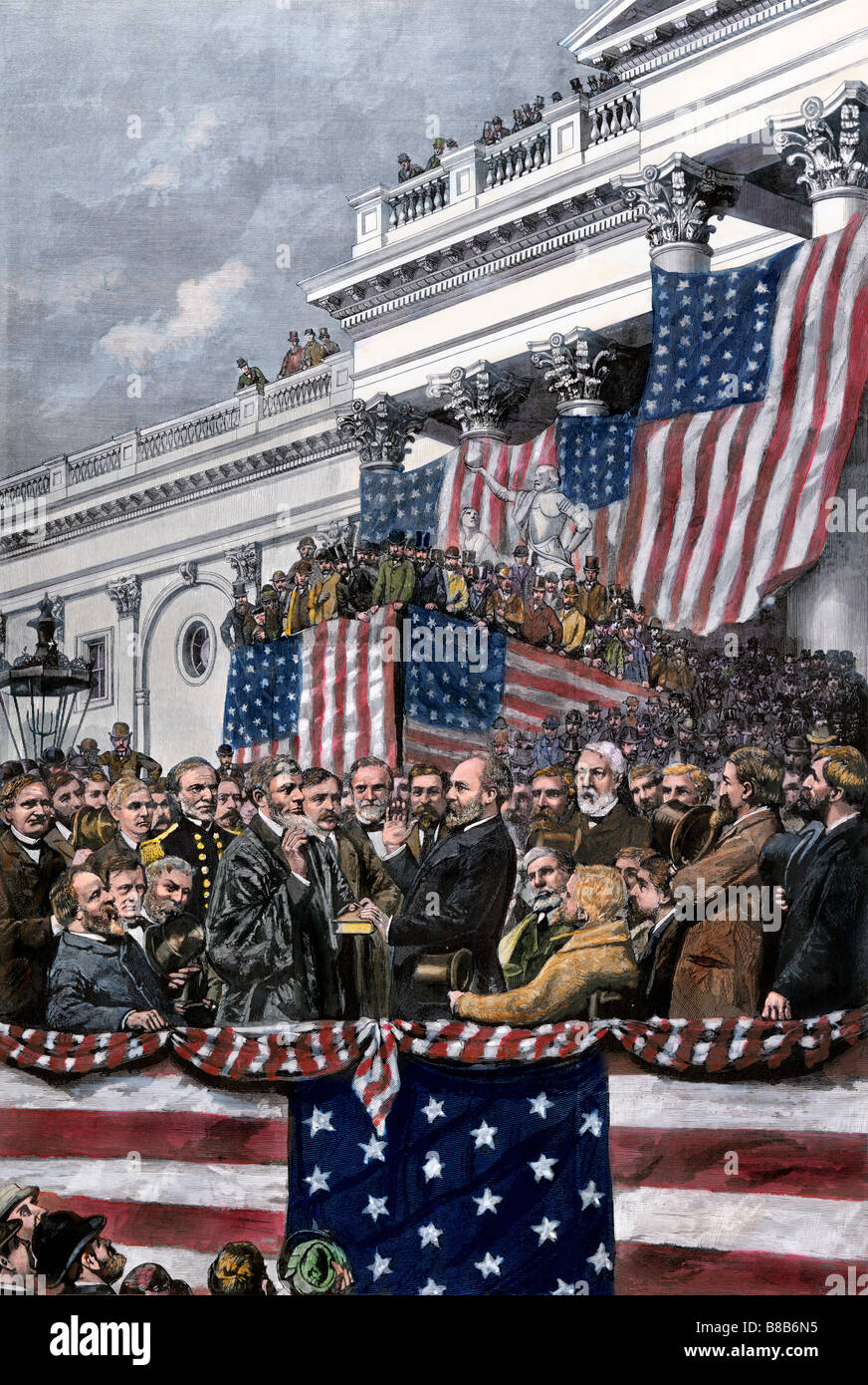 James a garfield inauguration hi-res stock photography and images - Alamy