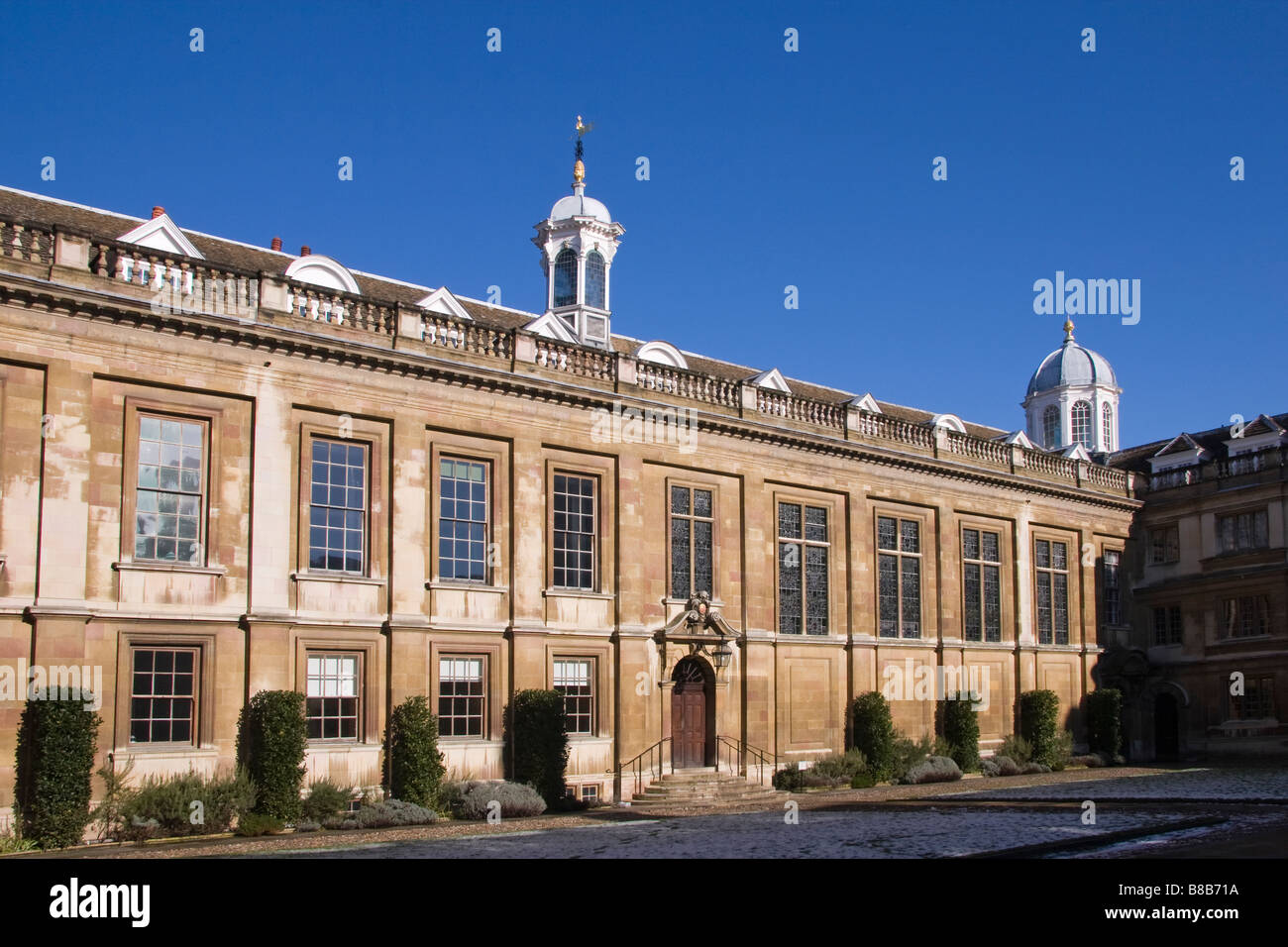 The Courtyard of "Clare College", Cambridge, England, UK Stock Photo ...