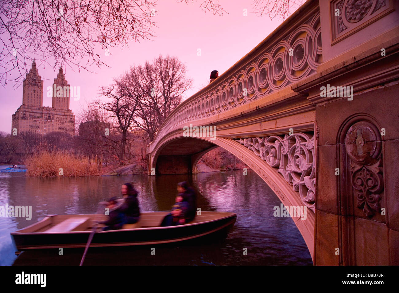 Boat Bow Bridge, New York City Stock Photo - Alamy