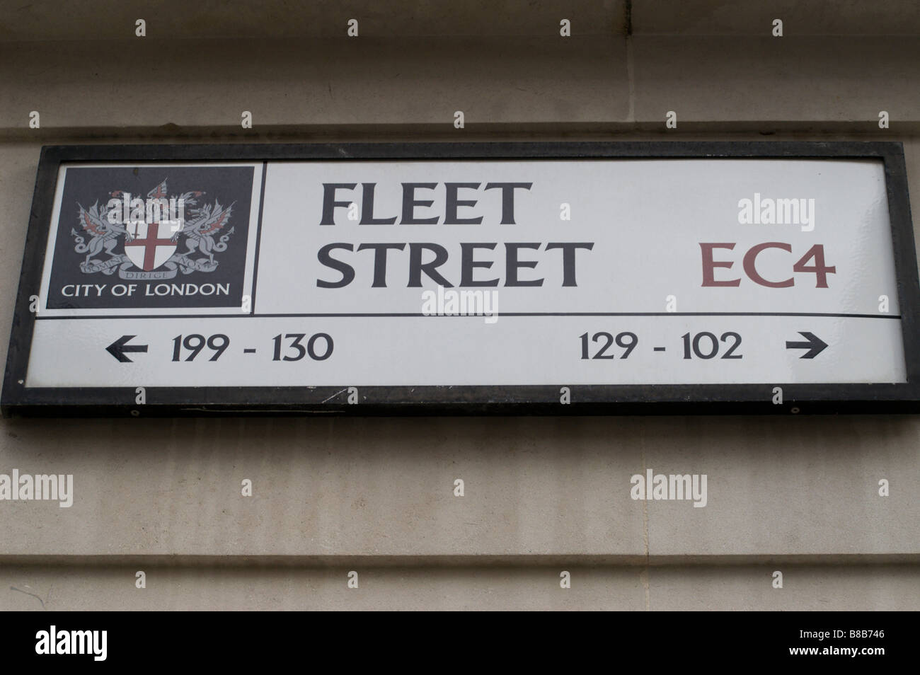 Fleet street sign hi-res stock photography and images - Alamy