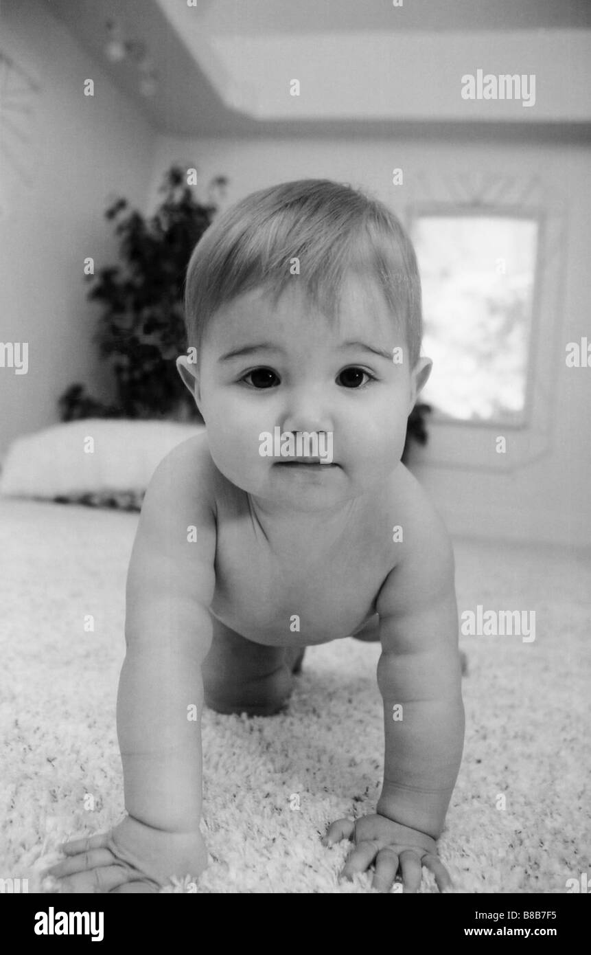 Looking towards the camera Black and White Stock Photos & Images - Alamy