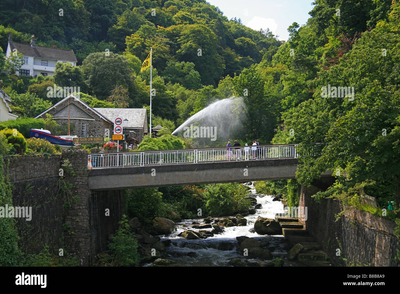 Glen lyn gorge, lynmouth hi-res stock photography and images - Alamy