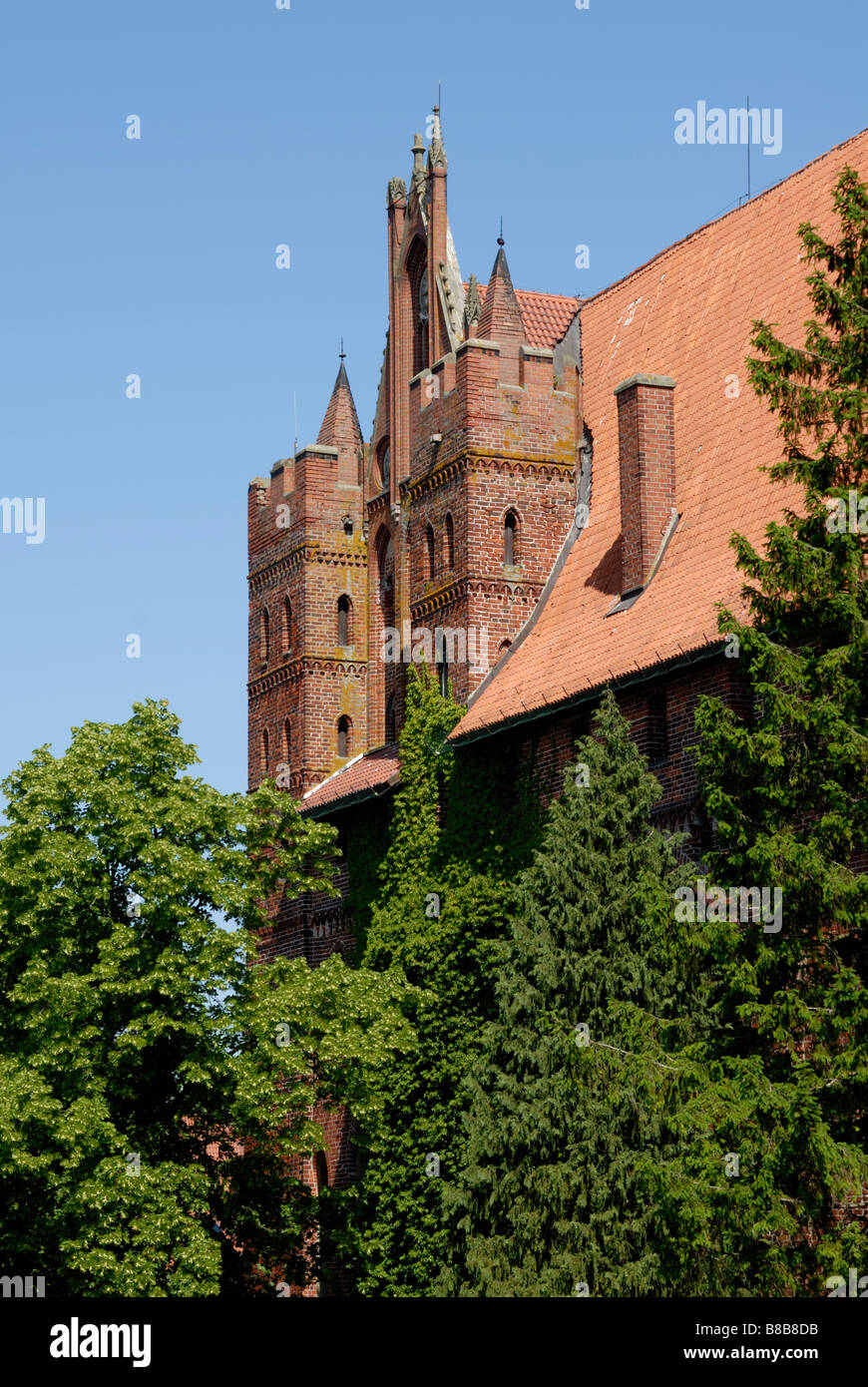 Teutonic castle (14th century) in Malbork, Poland Stock Photo - Alamy
