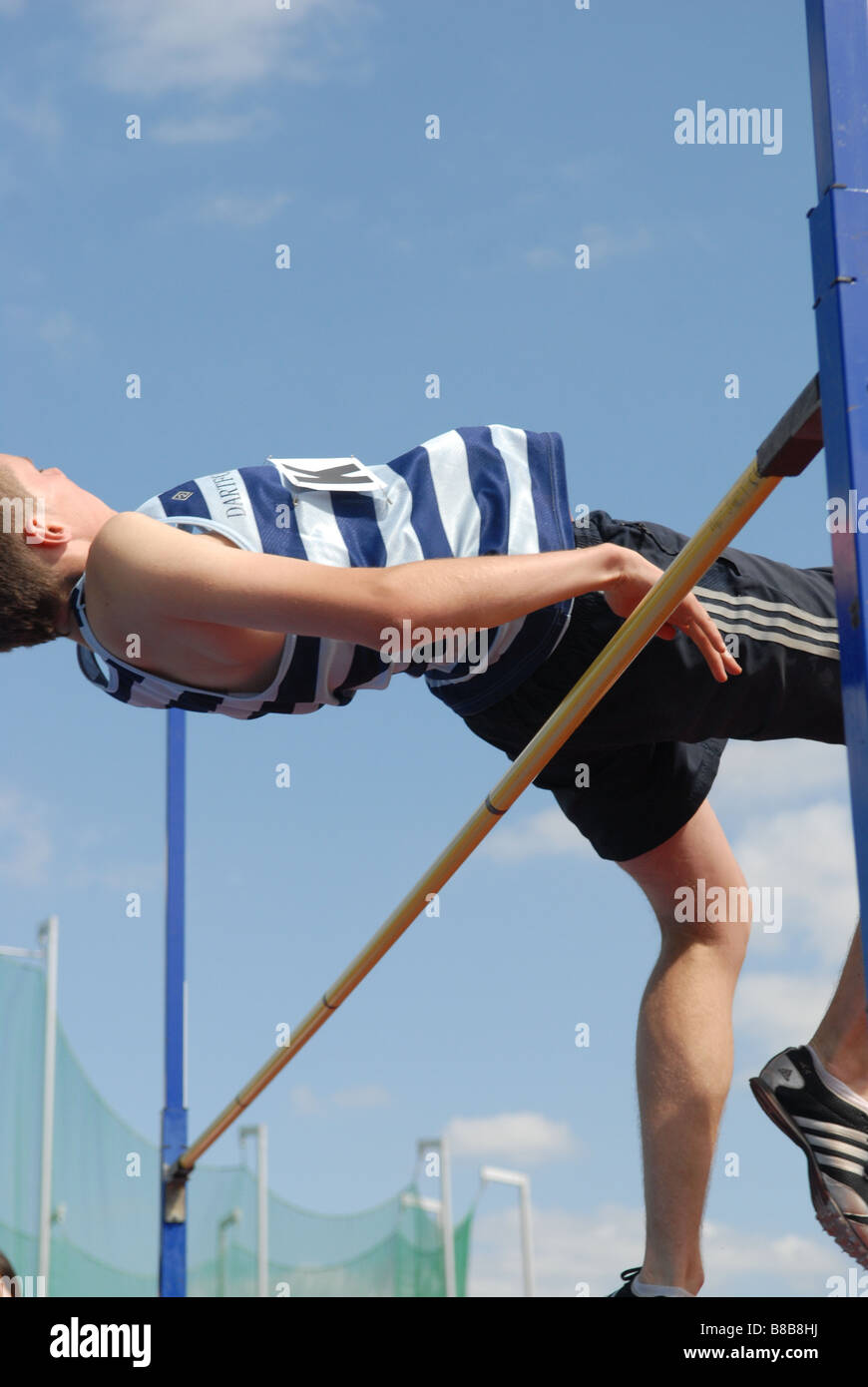 Athlete high jump hi-res stock photography and images - Alamy