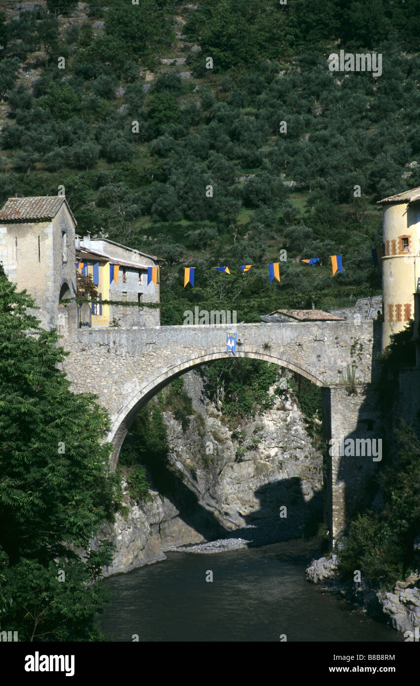 Entrevaux medieval village france hi-res stock photography and images ...