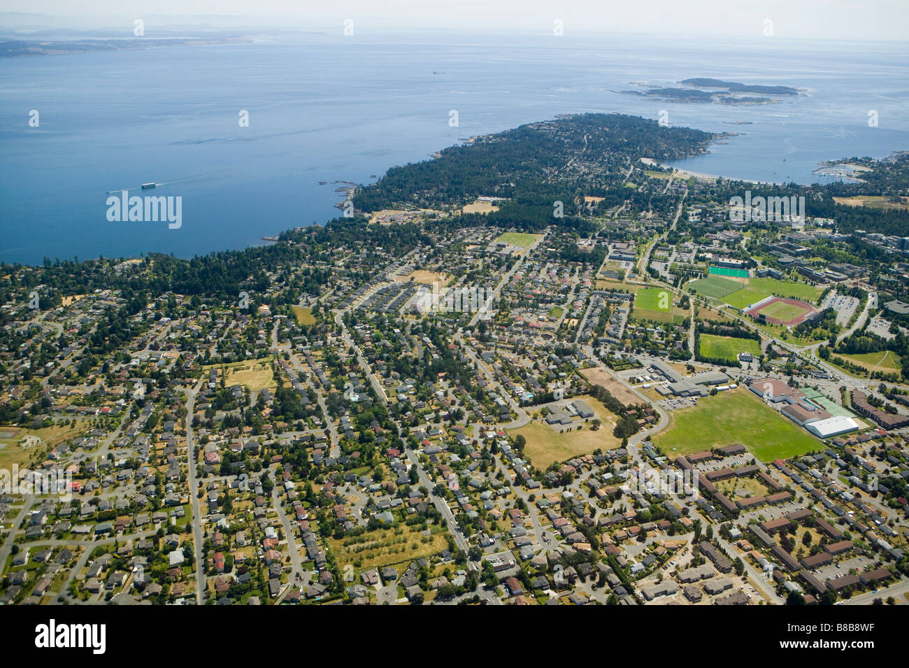 Aerial View, Victoria, BC Stock Photo - Alamy