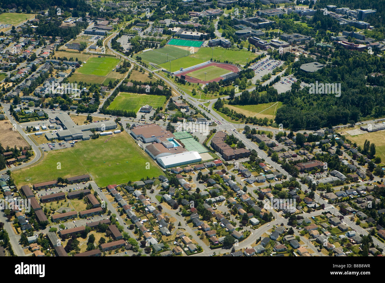 Aerial View, Victoria, BC Stock Photo - Alamy