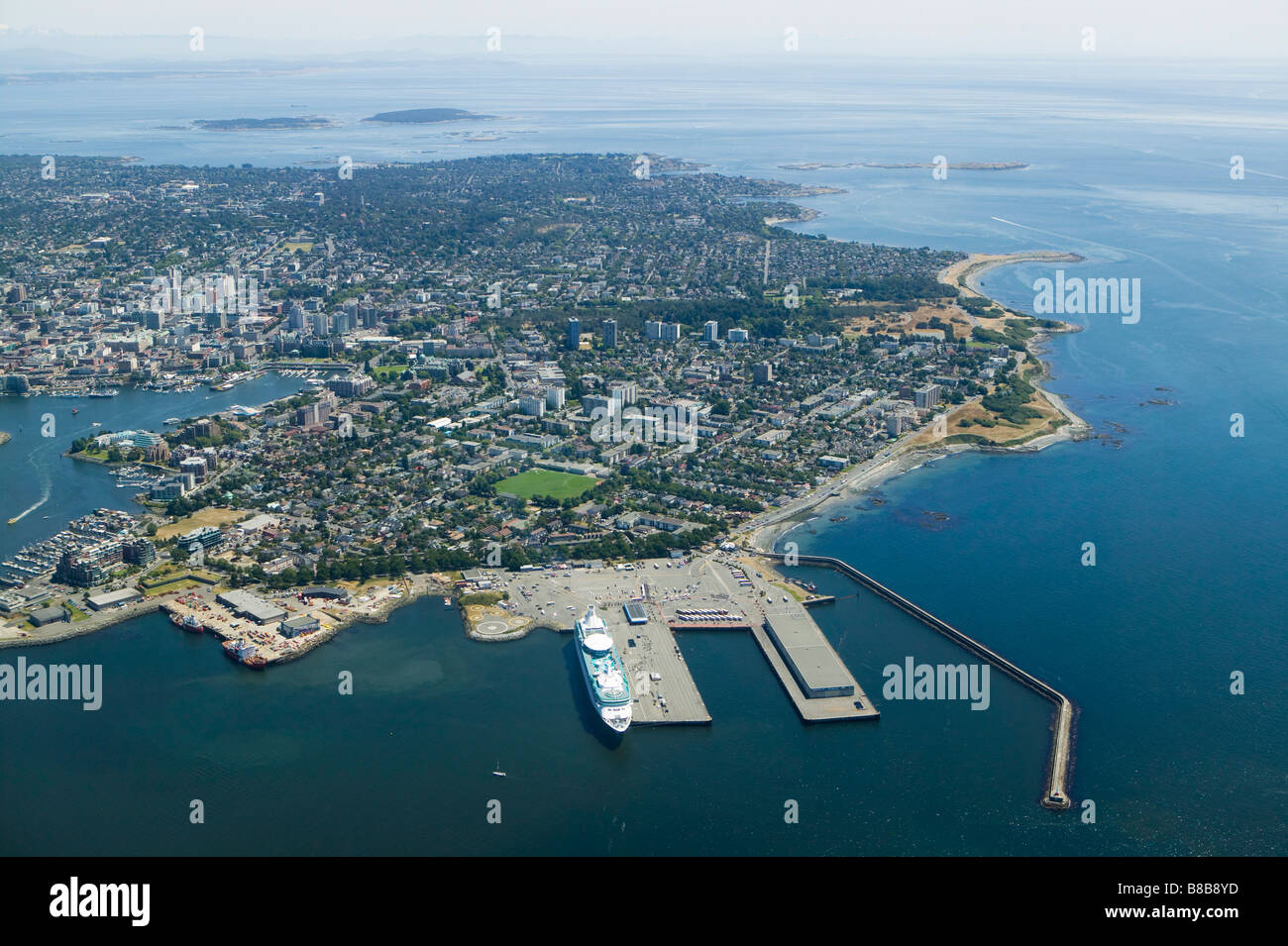 Aerial View, Victoria, BC Stock Photo - Alamy