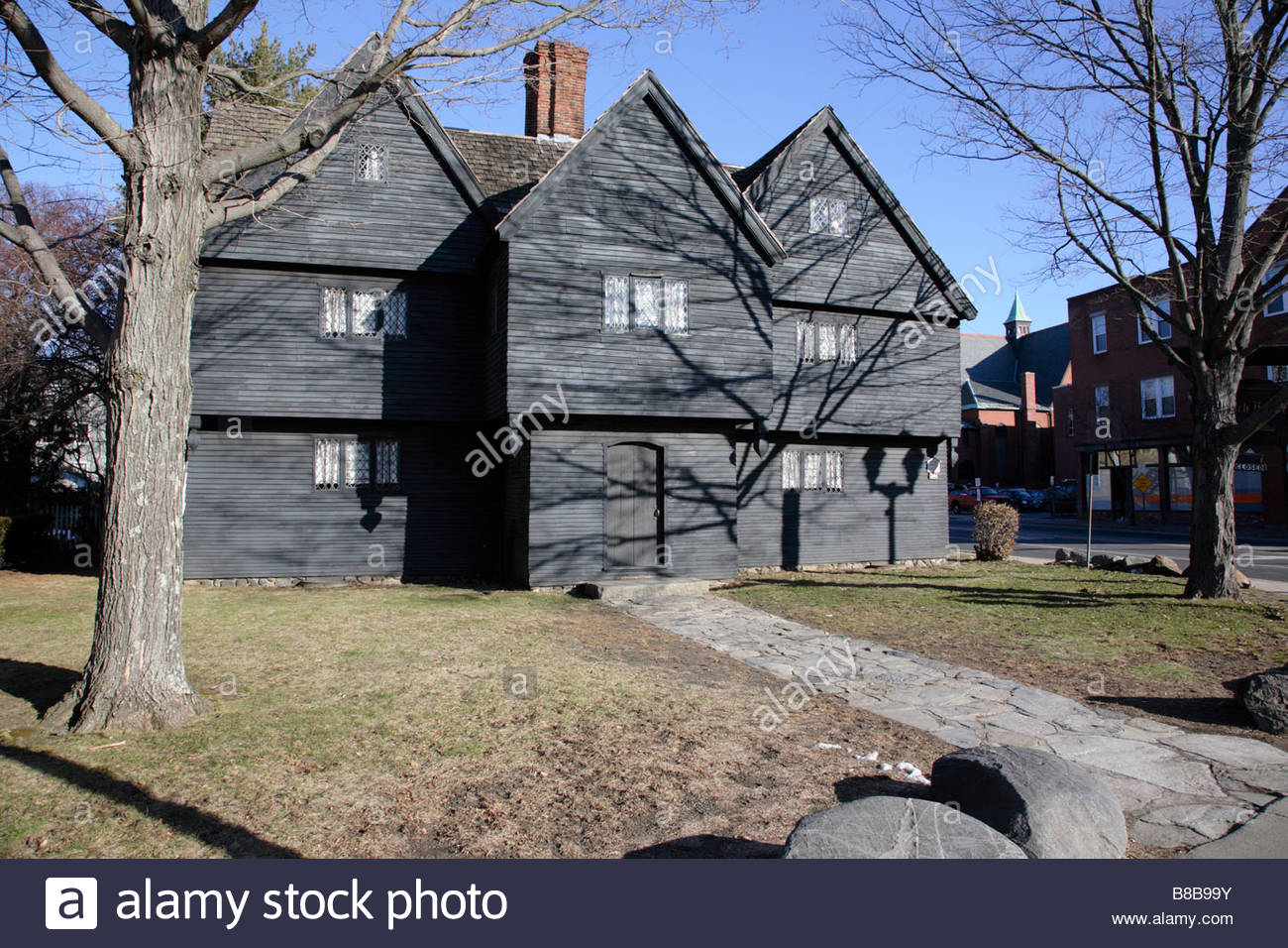 Salem Massachusetts Witch House Stock Photos & Salem Massachusetts ...