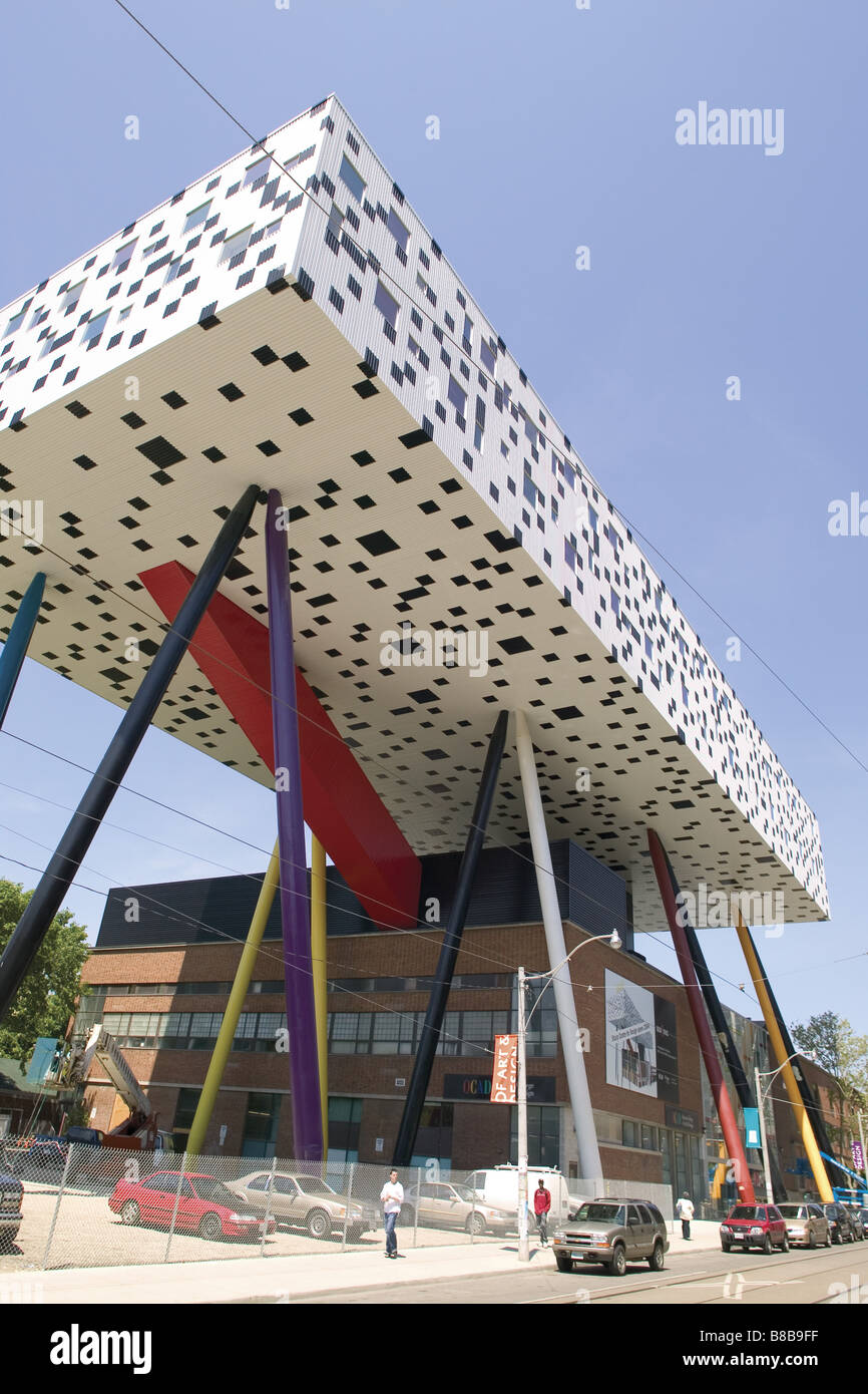 OCAD, designed by Architect Will Alsop, Toronto,Ontario Stock Photo - Alamy