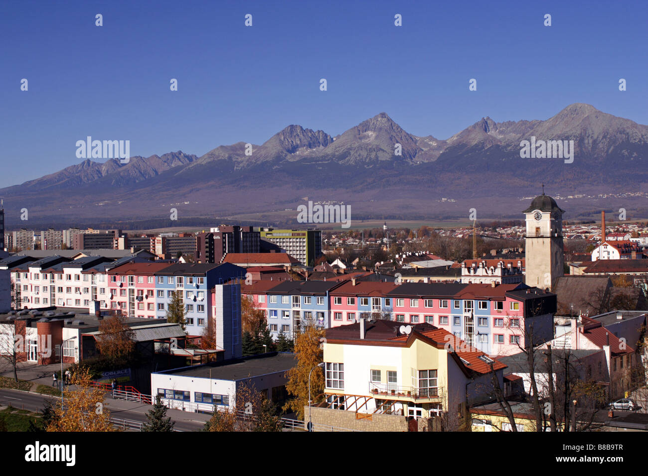 City Centre Poprad, Spis, High Tatras, Slovakia Stock Photo - Alamy