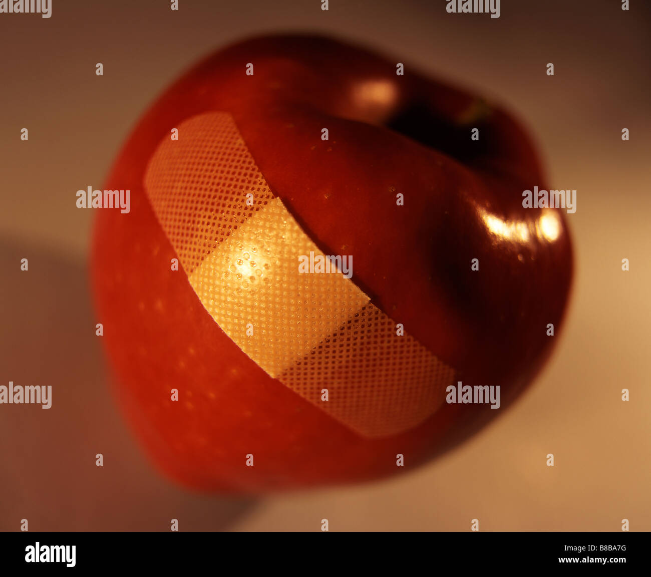 FV4229, Vast Photography ; Red Apple Band-Aid Stock Photo - Alamy