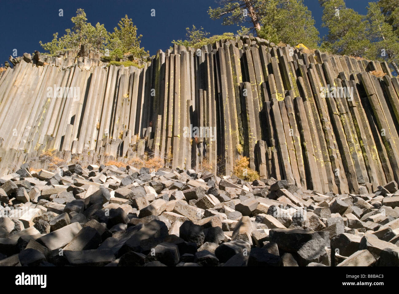 Devil's Postpile National Monument, California Stock Photo - Alamy