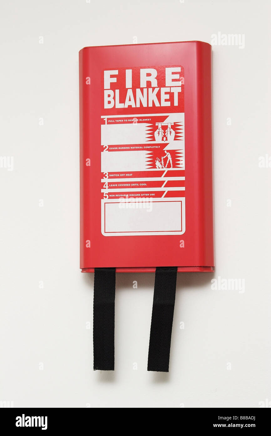 A fire blanket Stock Photo - Alamy