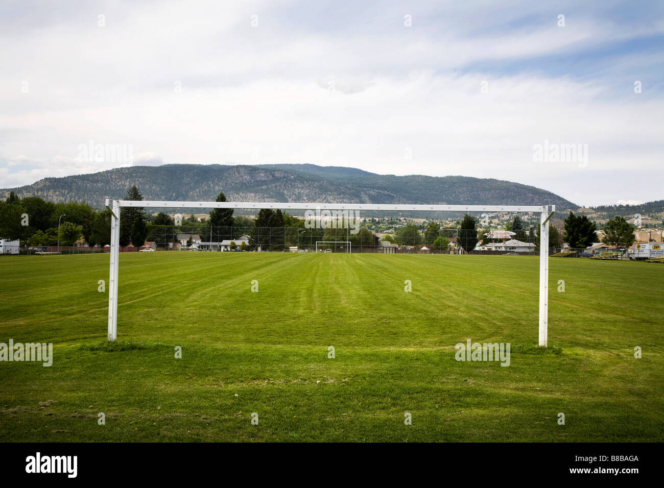 Empty Soccer Field Stock Photo - Alamy