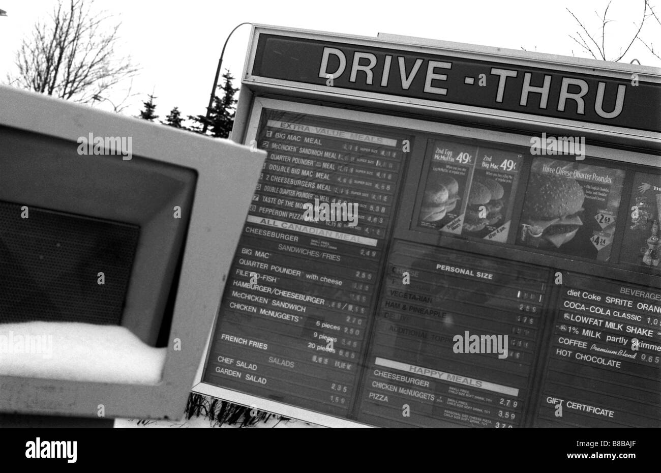 Drive Thru Menu Stock Photos & Drive Thru Menu Stock Images - Alamy