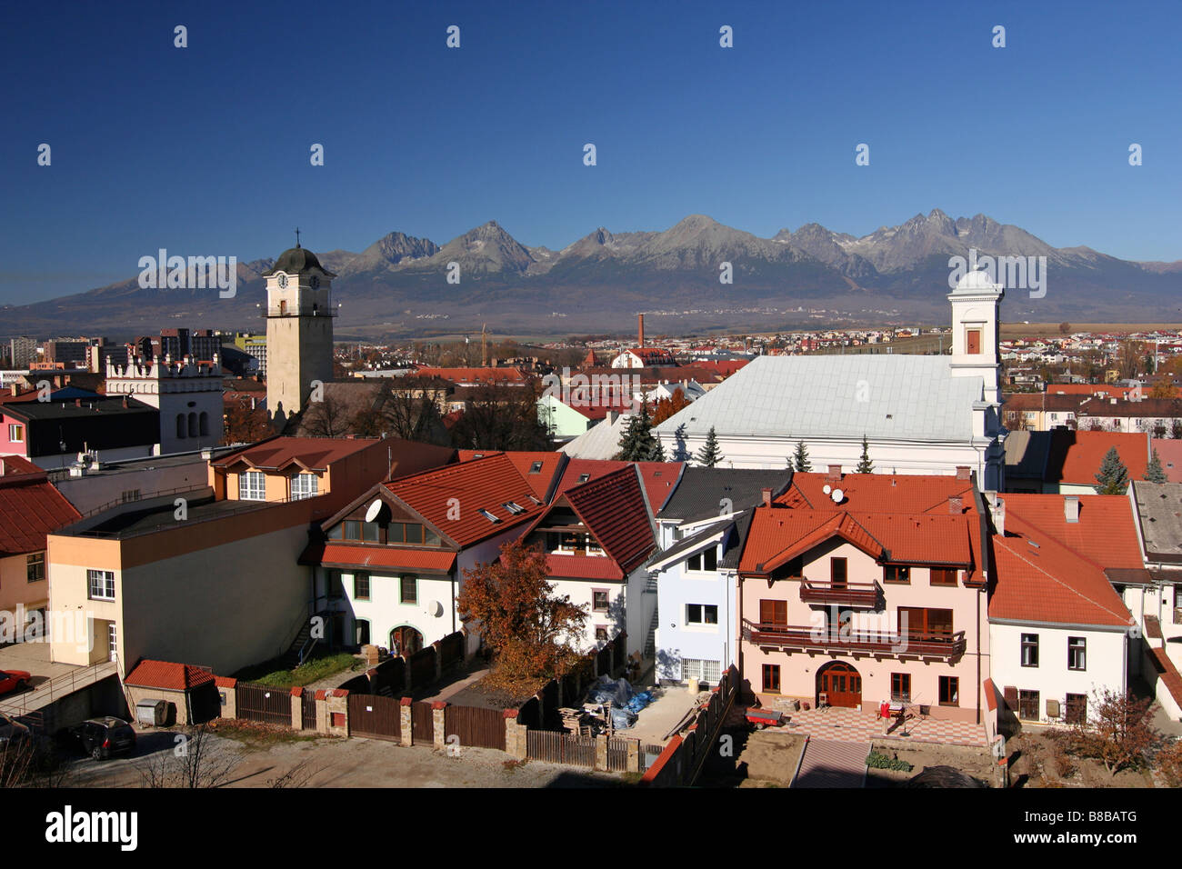 City Centre Poprad, Spis, High Tatras, Slovakia Stock Photo - Alamy