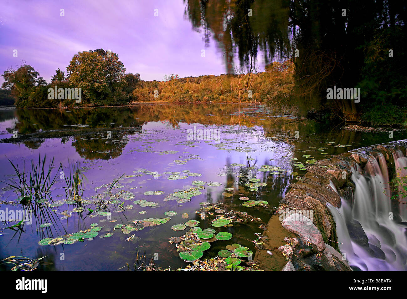 Whitnall Falls, Whitnall Park, Wisconsin Stock Photo - Alamy