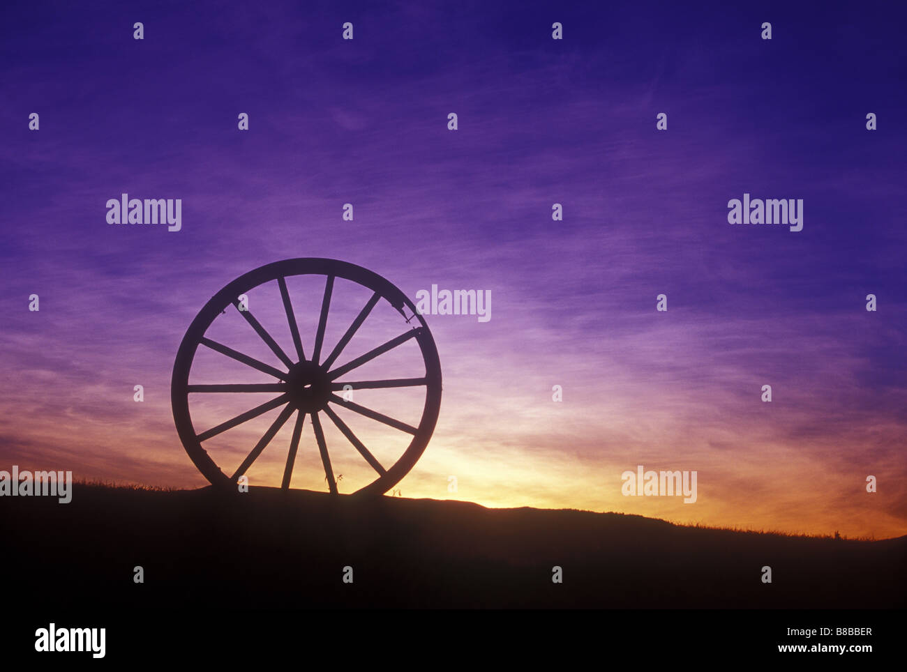 Cariboo Gold Rush Wagon Wheel, British Columbia Stock Photo - Alamy