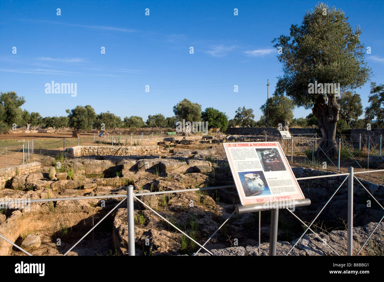 Egnazia Bronze age Greek and Roman excavations Puglia Italy Stock Photo ...