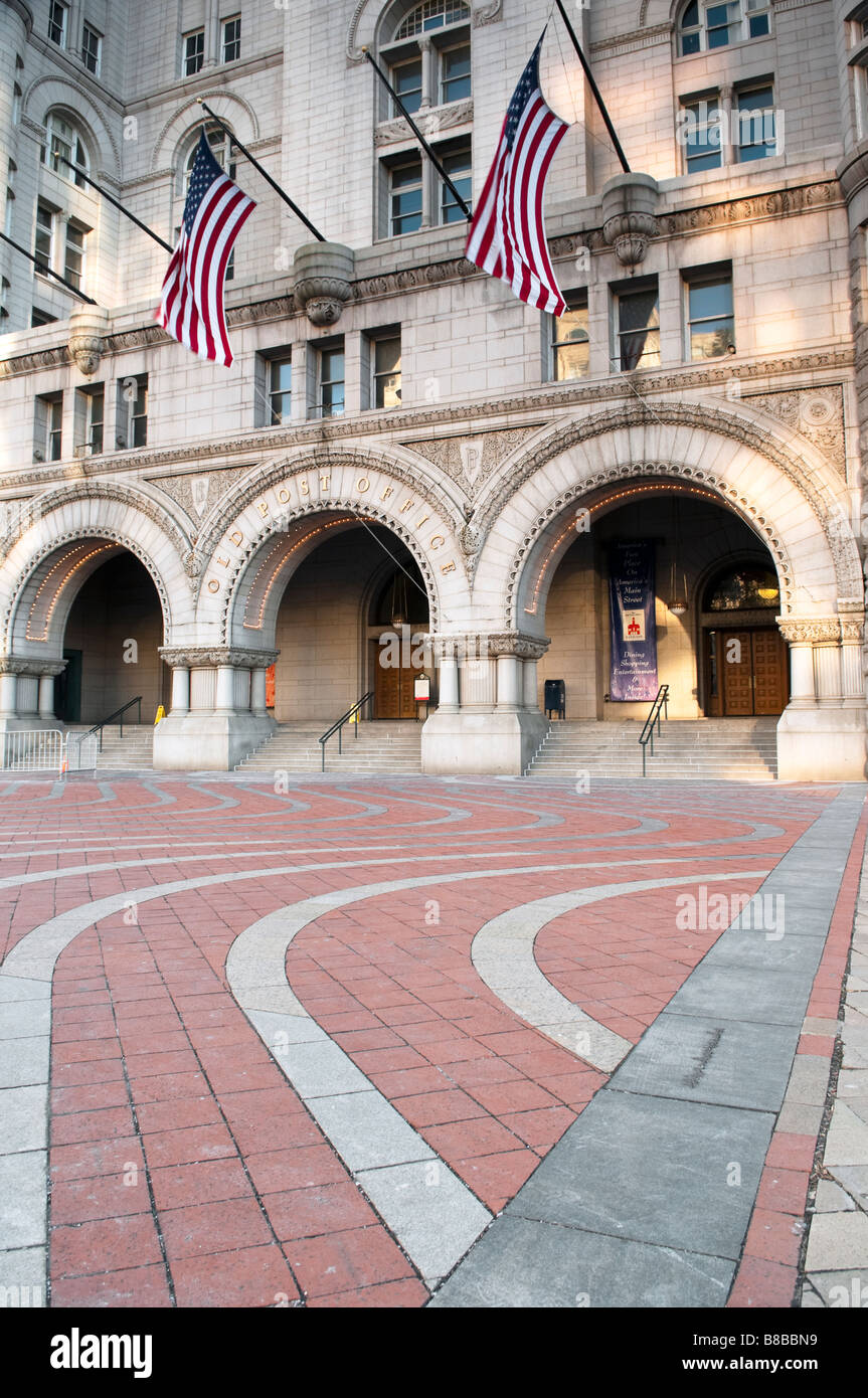 The Old Post Office Pavilion Washington DC Stock Photo - Alamy