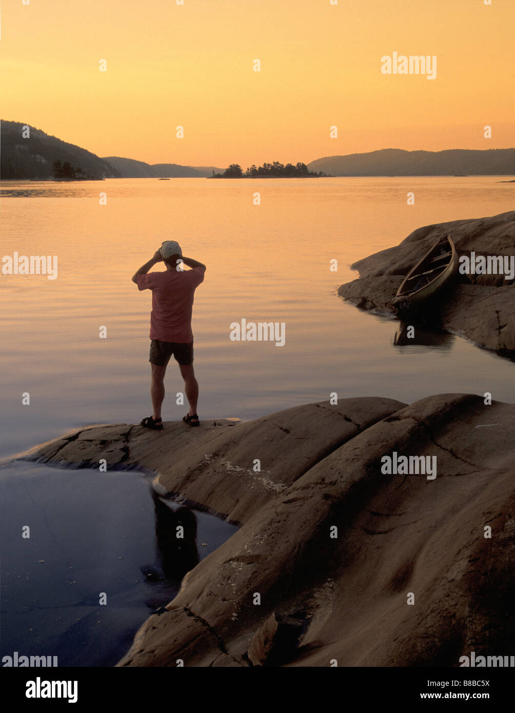 Doug Hamilton; Bay Fin, Killarney Provincial Park,Ontario Stock Photo ...