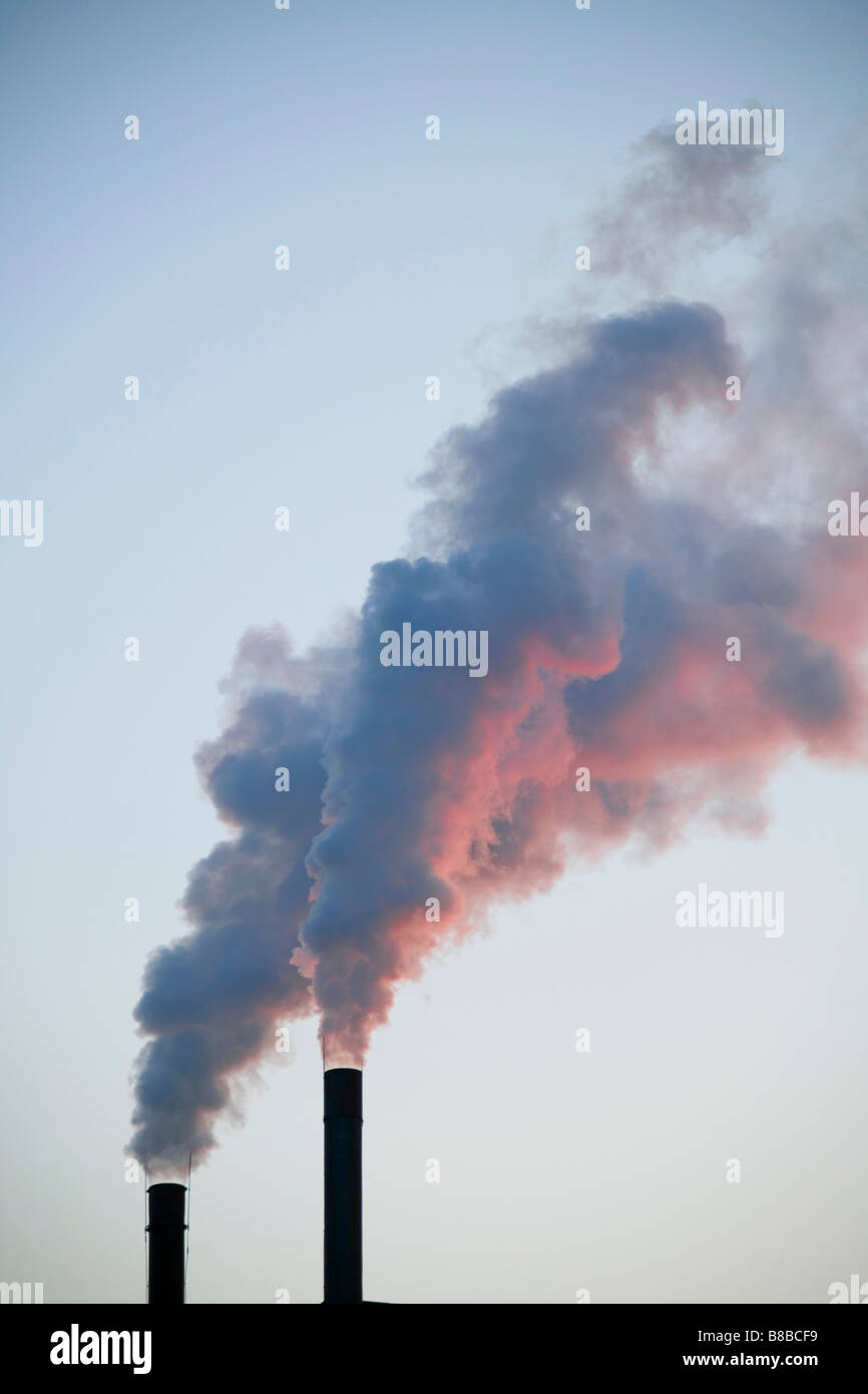 Smoke Stacks, Hamilton,Ontario Stock Photo - Alamy