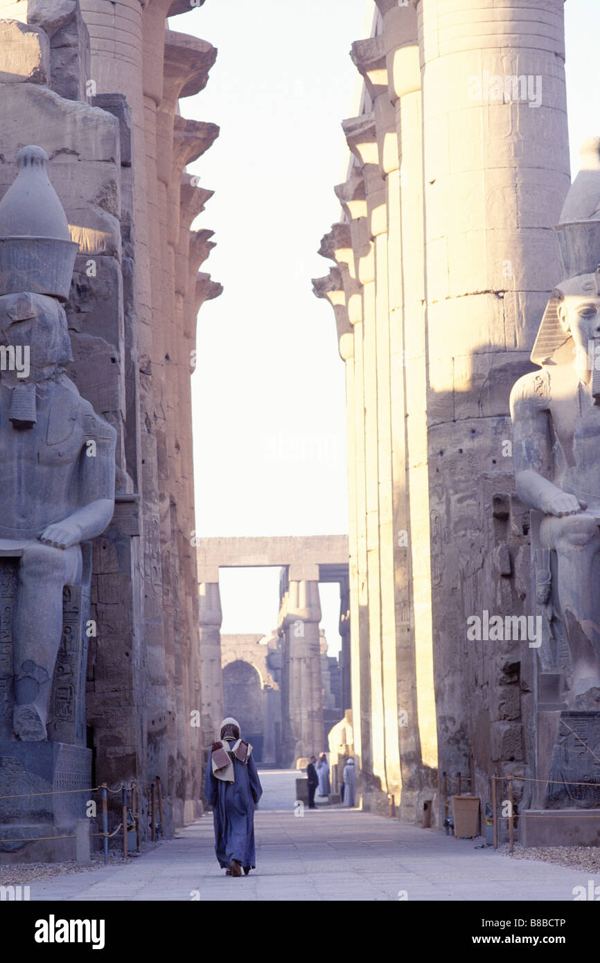 Outside Luxor Temple, Luxor, Egypt Stock Photo - Alamy